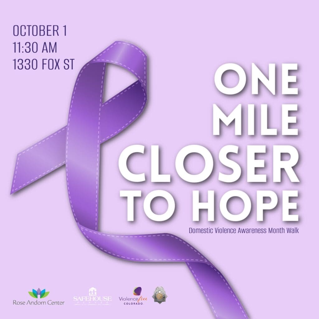 DVAM Walk – Violence Free Colorado